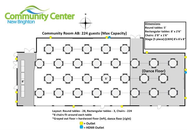 The New Brighton Community Center - Saint Paul, MN - Party Venue